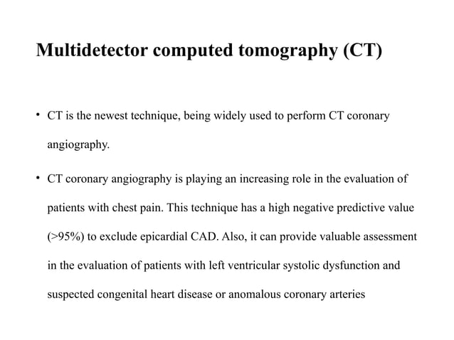 Imaging in Myocardial Infarction and Thallium Scan | PPT