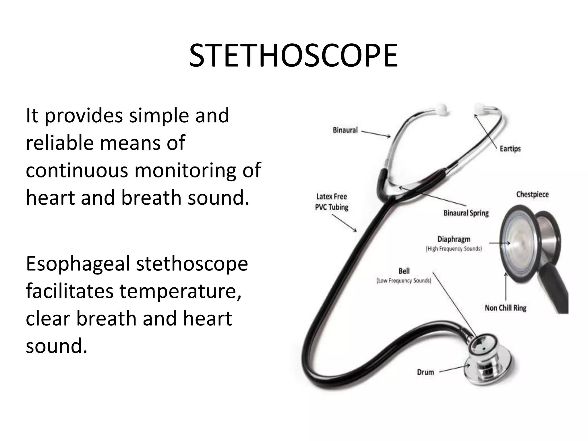 Cardio Vascular Monitoring, Anesthesia | PPTX