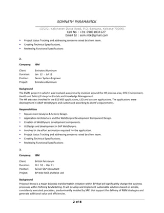 Cv Somnath Paramanick Nw Ep | DOC