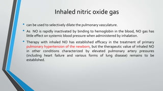 Pharmacology of Organic Nitrates | PPTX