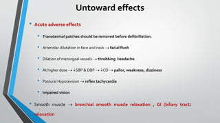 Pharmacology of Organic Nitrates | PPTX
