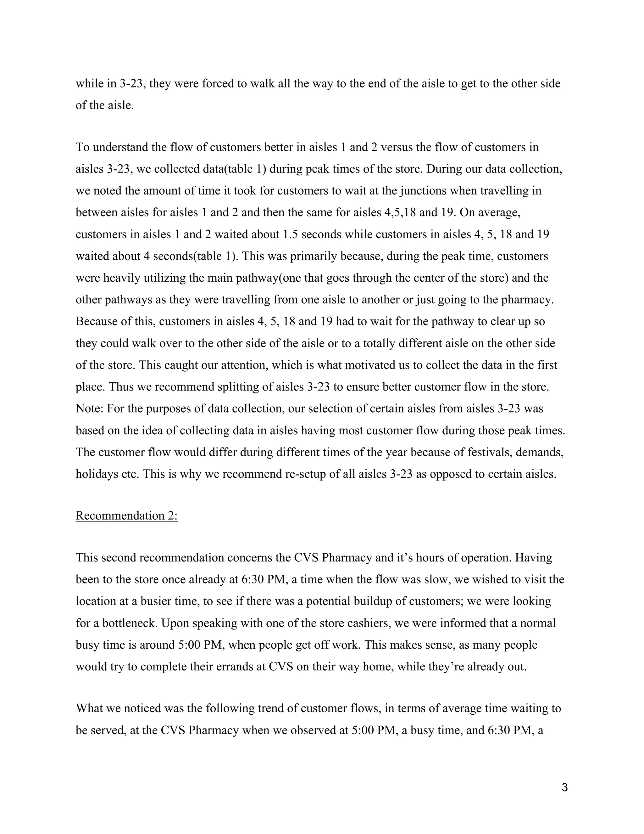 Final Report-CVS Pharmacy | PDF