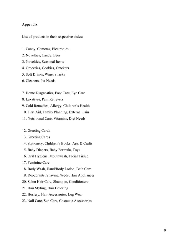 Final Report-CVS Pharmacy | PDF