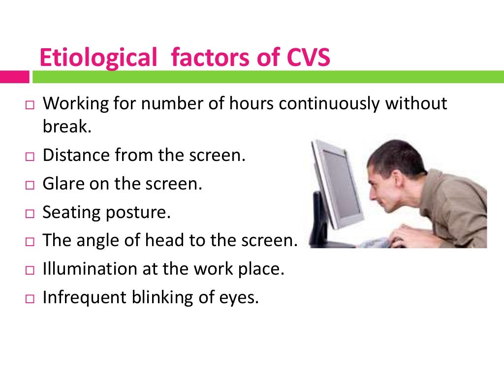 Computer vision syndrome.