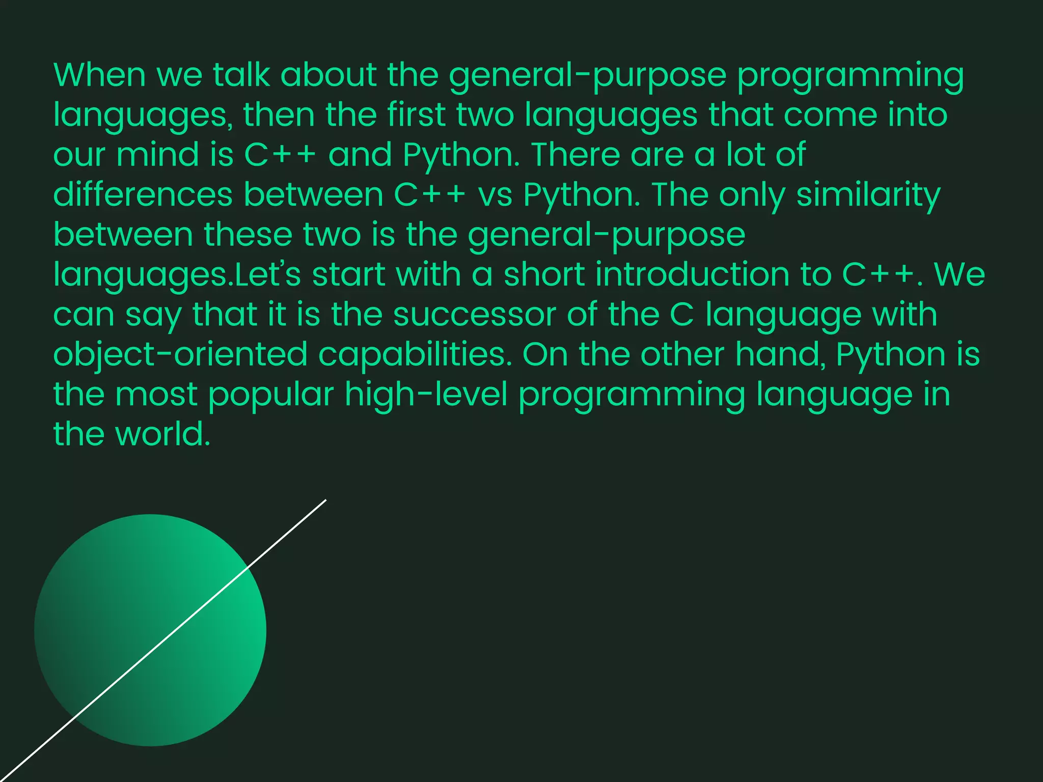 C Vs Python The Best Ever Comparison Ppt 2713