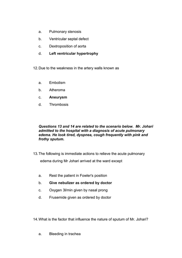 example of Cvs question | PDF
