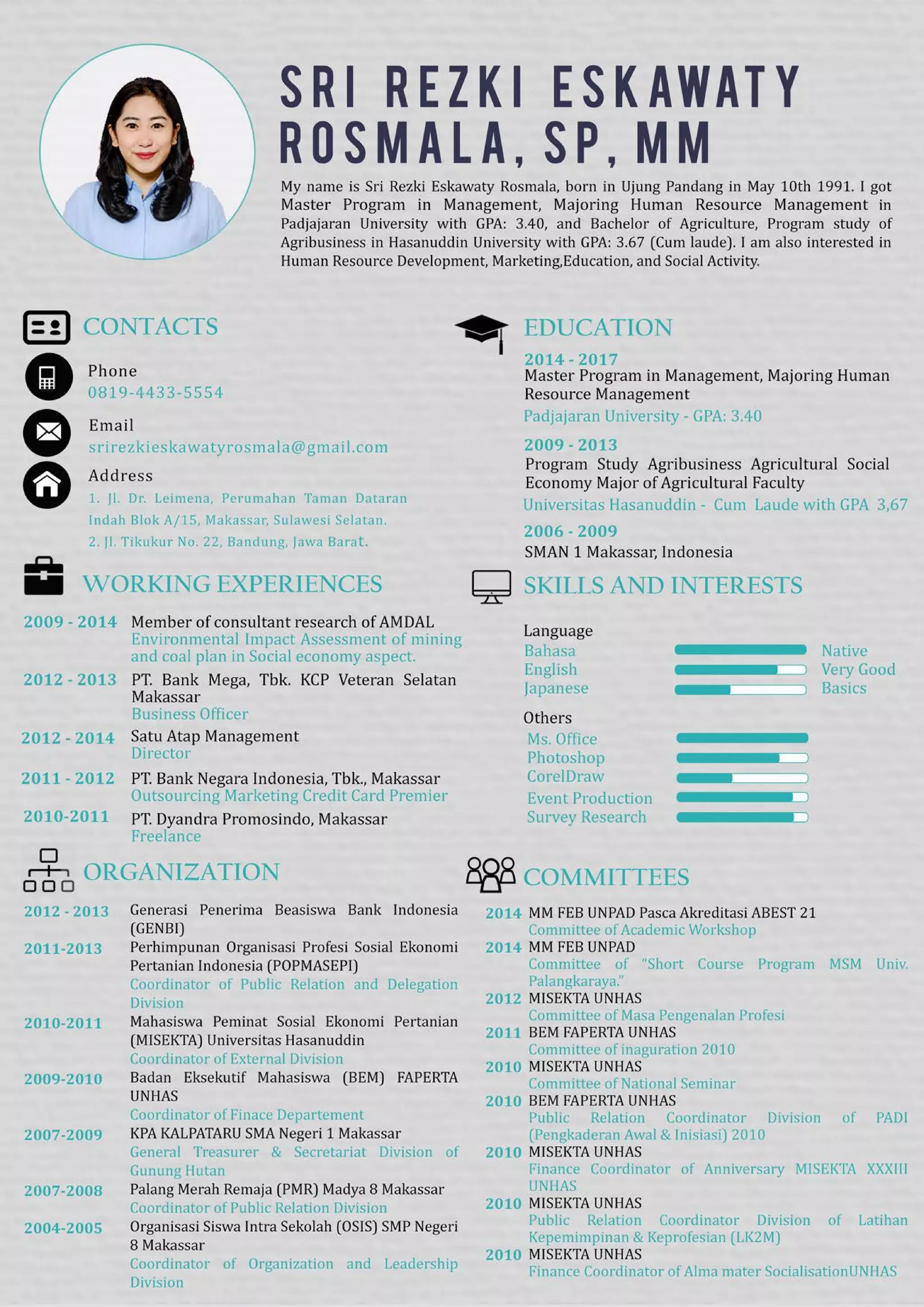 Cv sri rezki-1-fd507bd267 | PDF