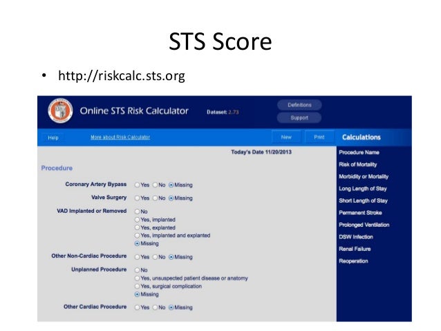 Risk Scores in Cardiac Surgery