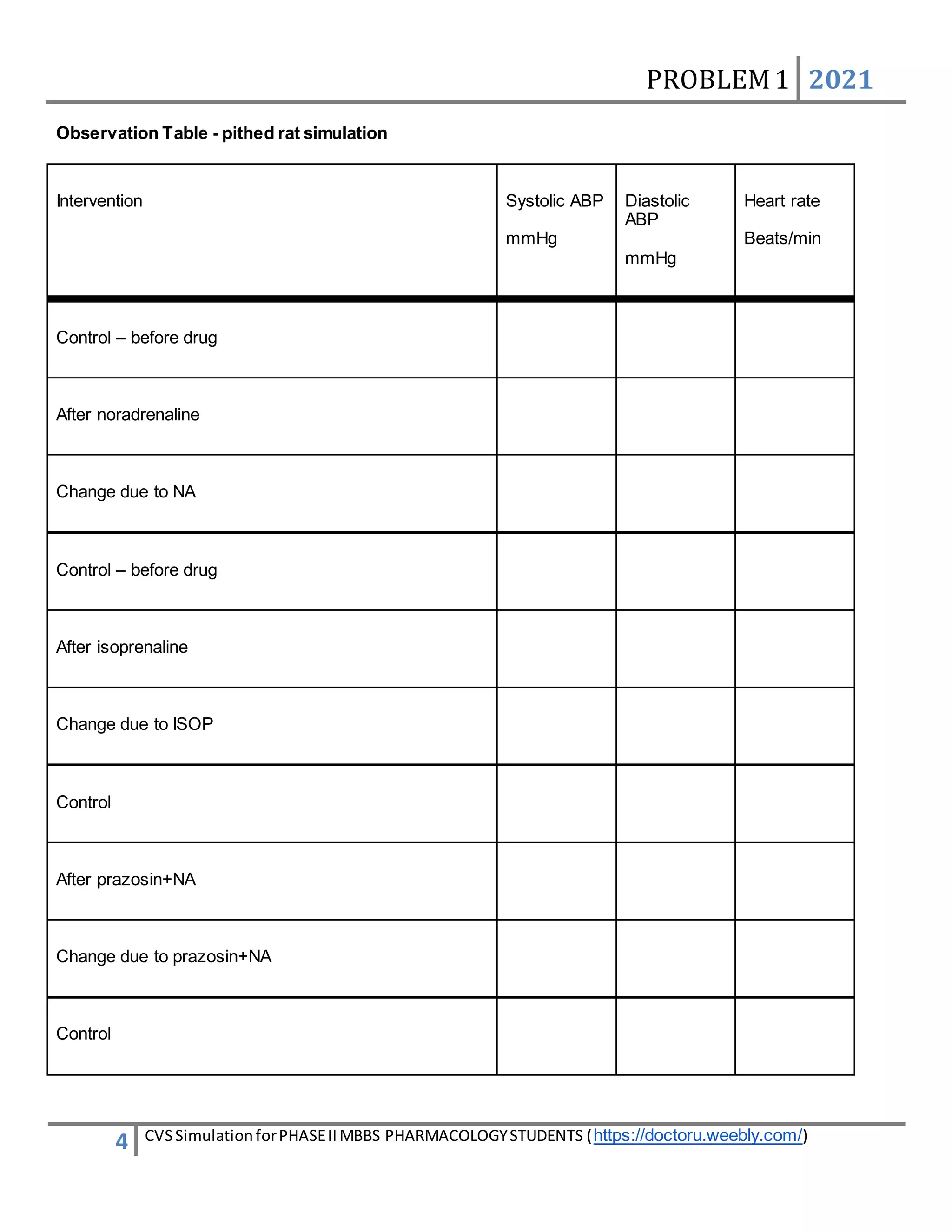 CVS simulation problem 1 | PDF