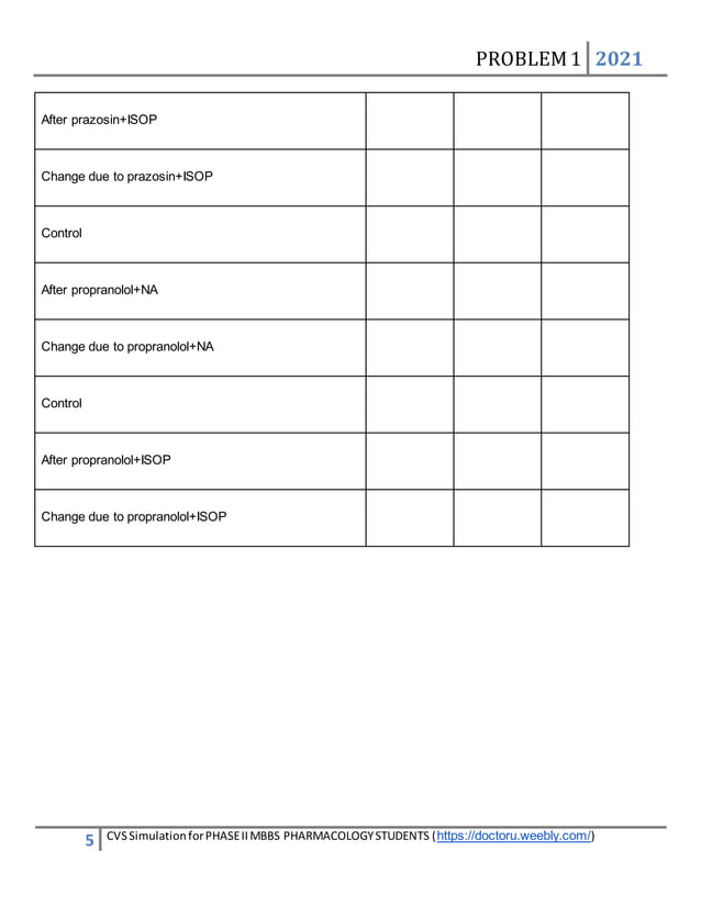 CVS simulation problem 1 | PDF