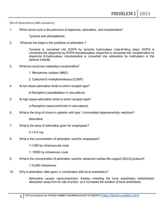 CVS simulation problem 1 | PDF