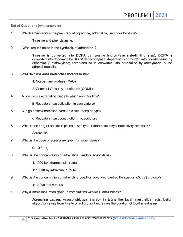 CVS simulation problem 1 | PDF