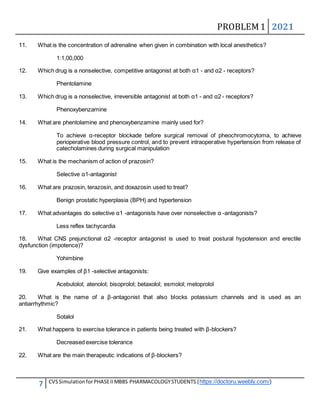 CVS simulation problem 1 | PDF