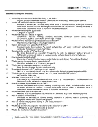 CVS simulation problem 3 | DOCX | Heart and Cardiovascular Diseases | Diseases and Conditions