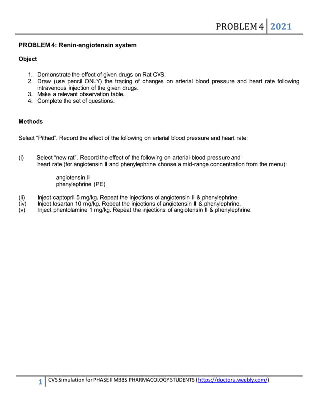 CVS simulation problem 4 | PDF