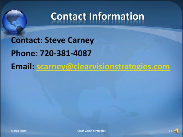 Clear Vision Strategies Sourcing Maturity Model | PPT