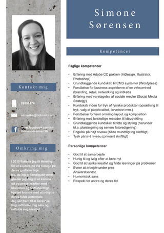 CV i standard format | PDF