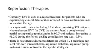 Cerebral Venous Sinus Thrombosis management .pptx