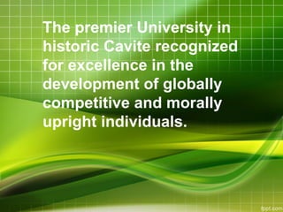 Cavite State University Mission and Vision | PPT