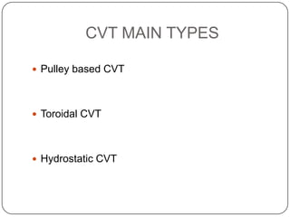 Cvt | PPT