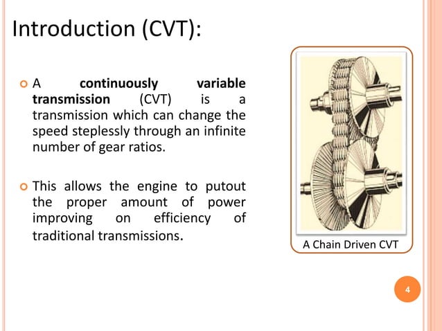 Cvt | PPTX | Auto Type | Automotive