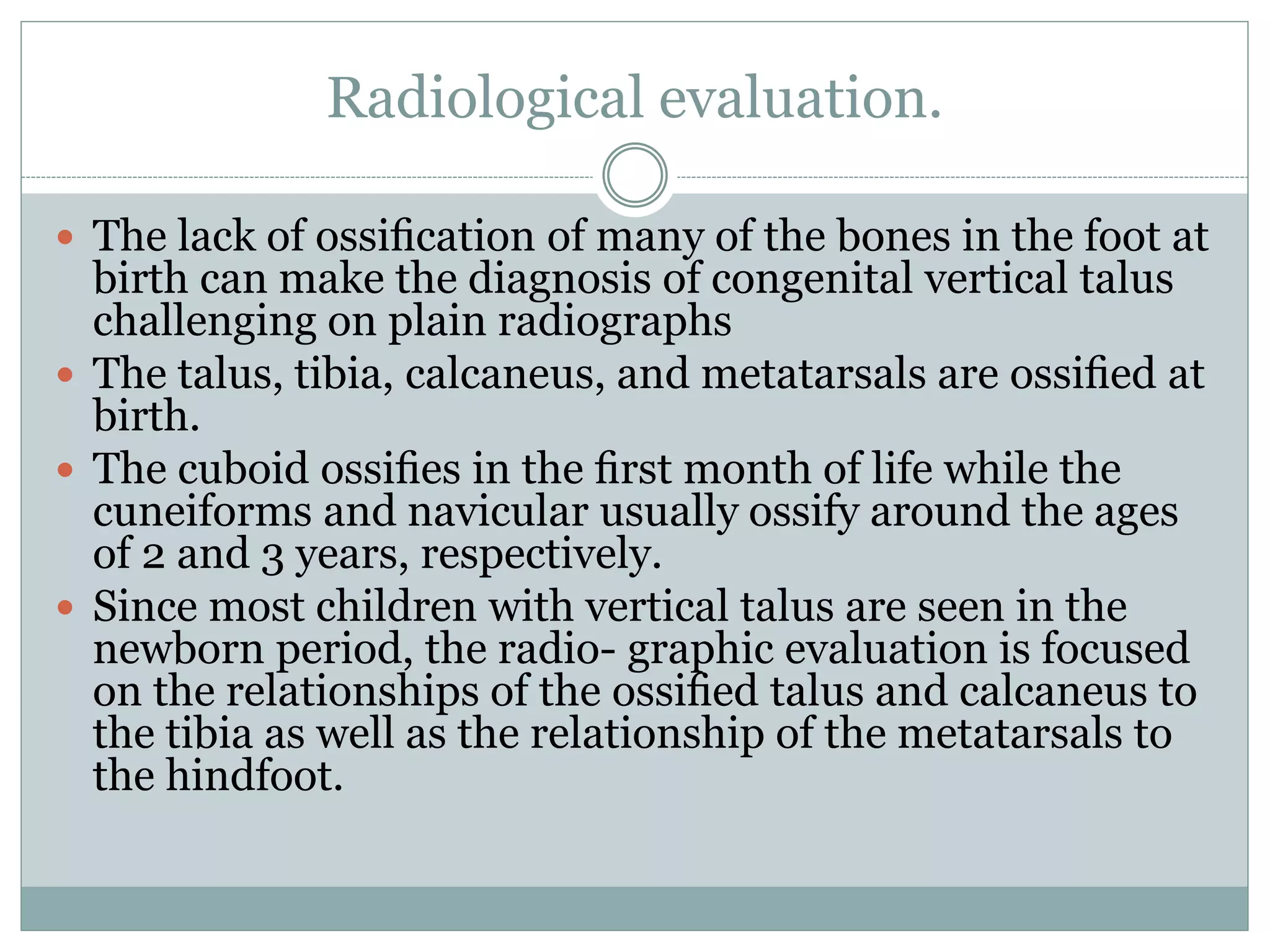 Congenital vertical talus BY DR.NAVEEN RATHOR | PPTX