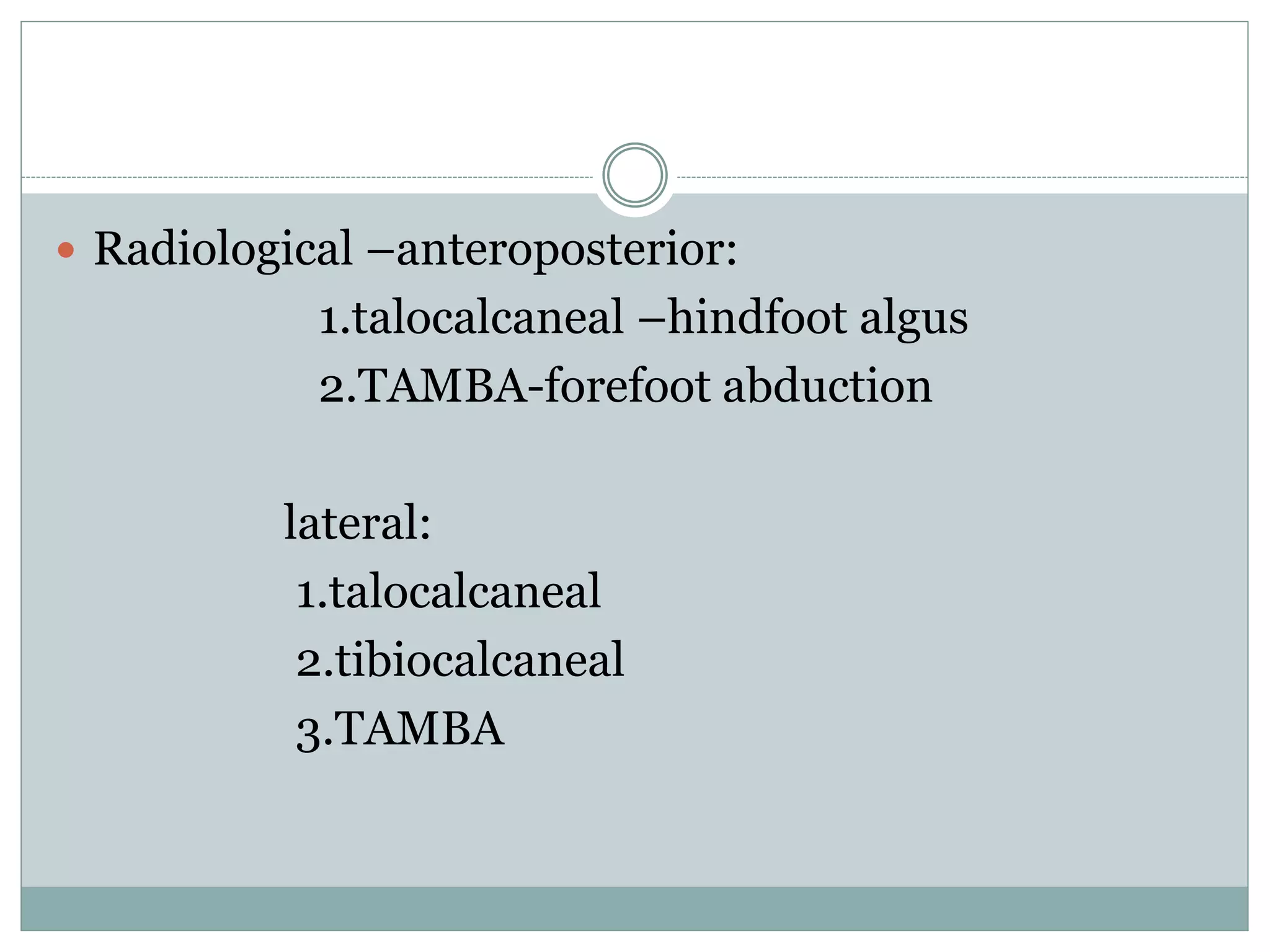Congenital vertical talus BY DR.NAVEEN RATHOR | PPTX