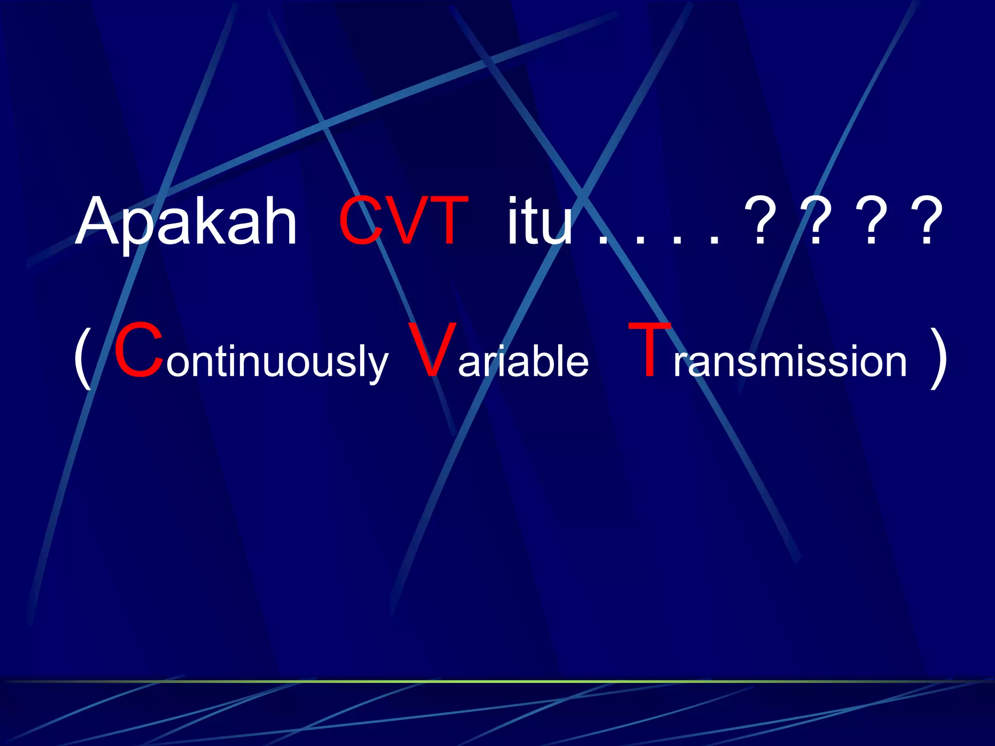 Cvt | PPT
