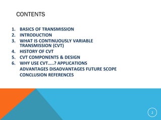 CVT- case study of all terrain vehicle | PPT | Physics | Science
