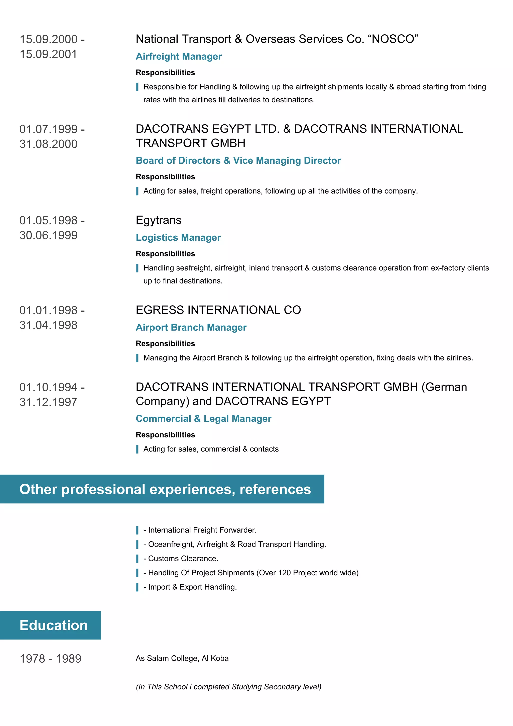 Cv tamer sherif | PDF