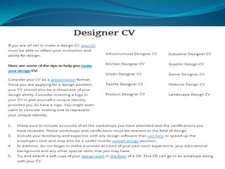 Cv template | PPT