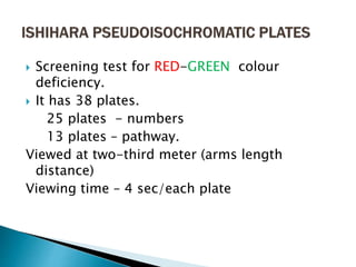 Colour vision test | PPTX