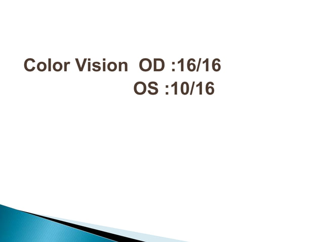 Colour vision test | PPTX | Eye and Vision Conditions | Diseases and ...