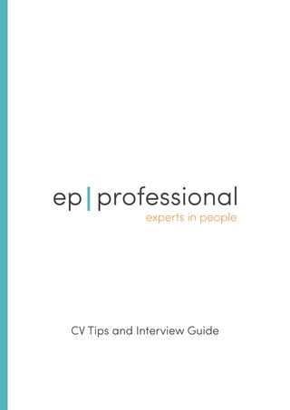 Cv / Interview tips ep professional | PDF