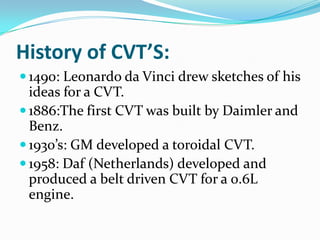 Cvt mini project presentation | PDF