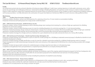 Tim Lee resume | PDF