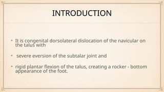 rocker bottom foot deformity vertical talus.pptx
