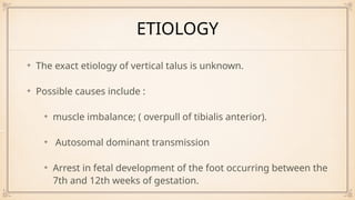 rocker bottom foot deformity vertical talus.pptx