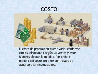 Taller Costos Volumen Utilidad Pptx