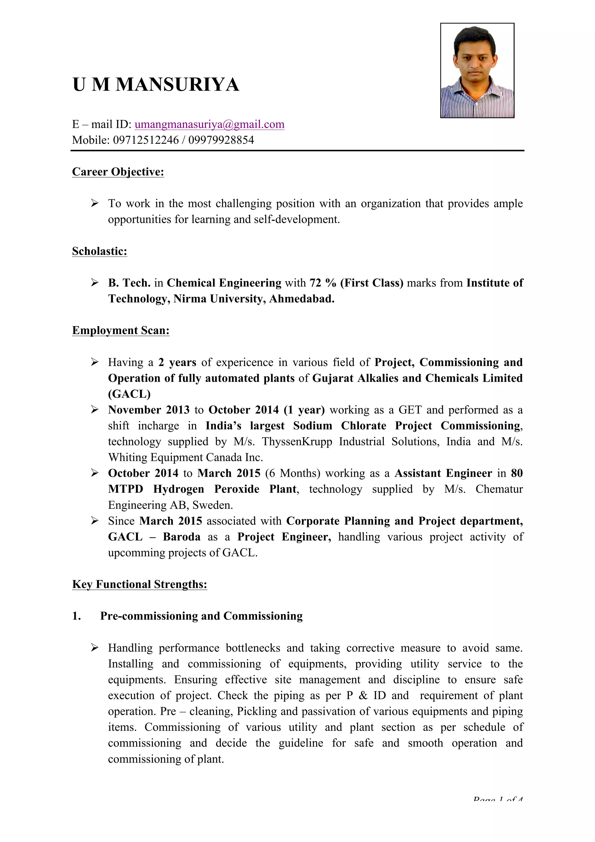 CV_Umang Mansuriya | PDF