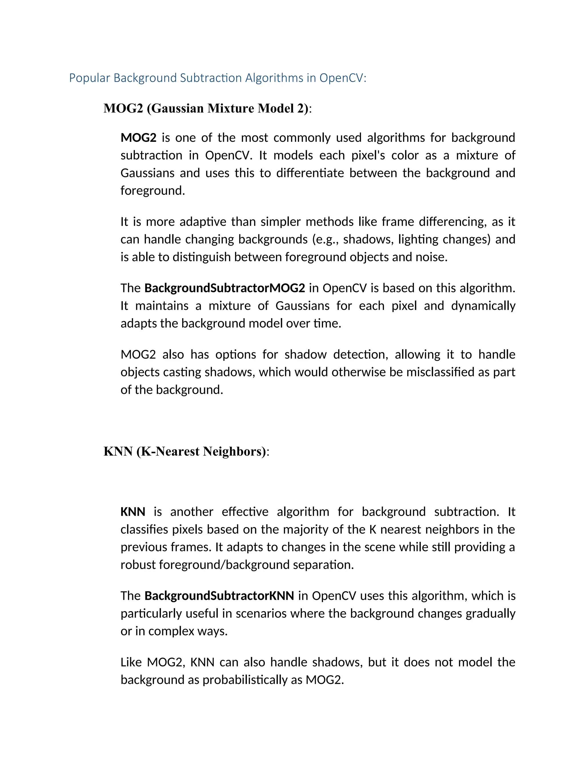 COMPUTER VISION UNIT 4 BSC CS WITH AI MADRAS UNIVERSITY | DOCX