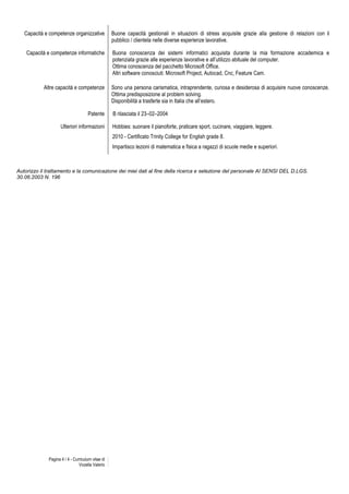 Cv valerio vozella | PDF