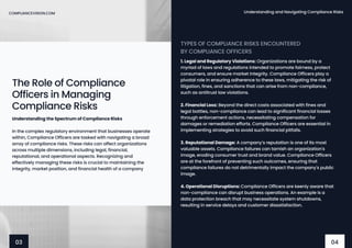 Compliance Officer Leadership vision 2024 Understanding and Navigating Compliance Risks | PDF