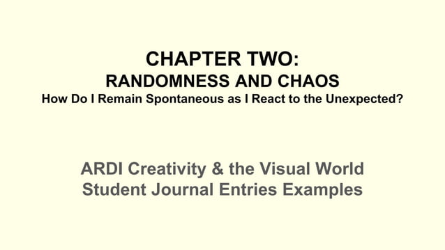 Chapter Two Student Journal Entries Examples | PPTX