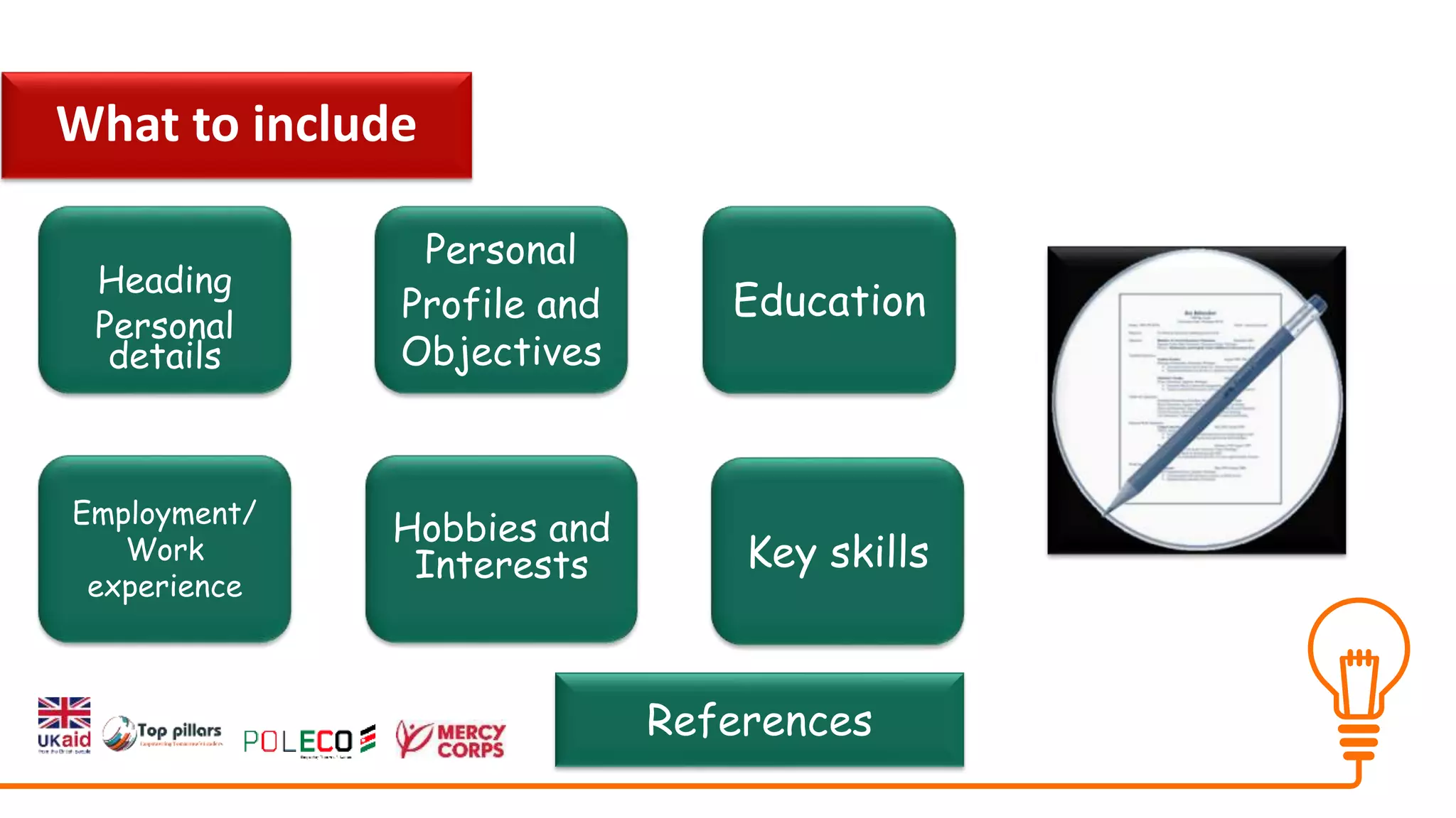 CV Writing skills | PPT