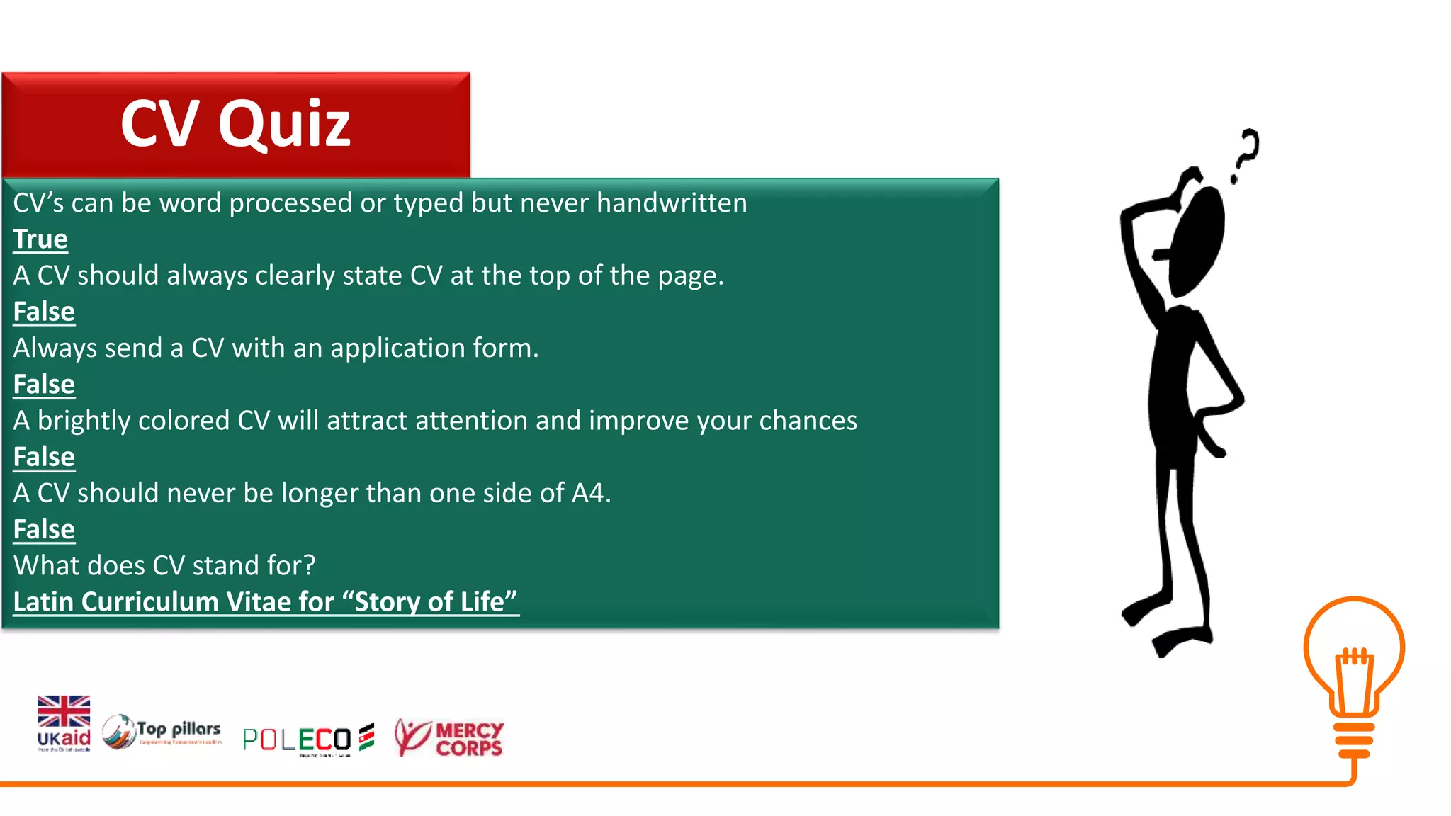 CV Writing skills | PPT