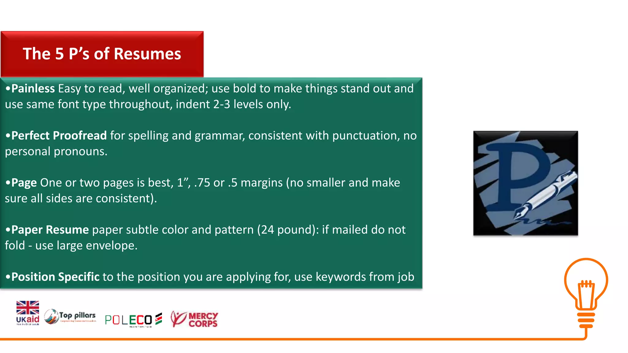 CV Writing skills | PPT