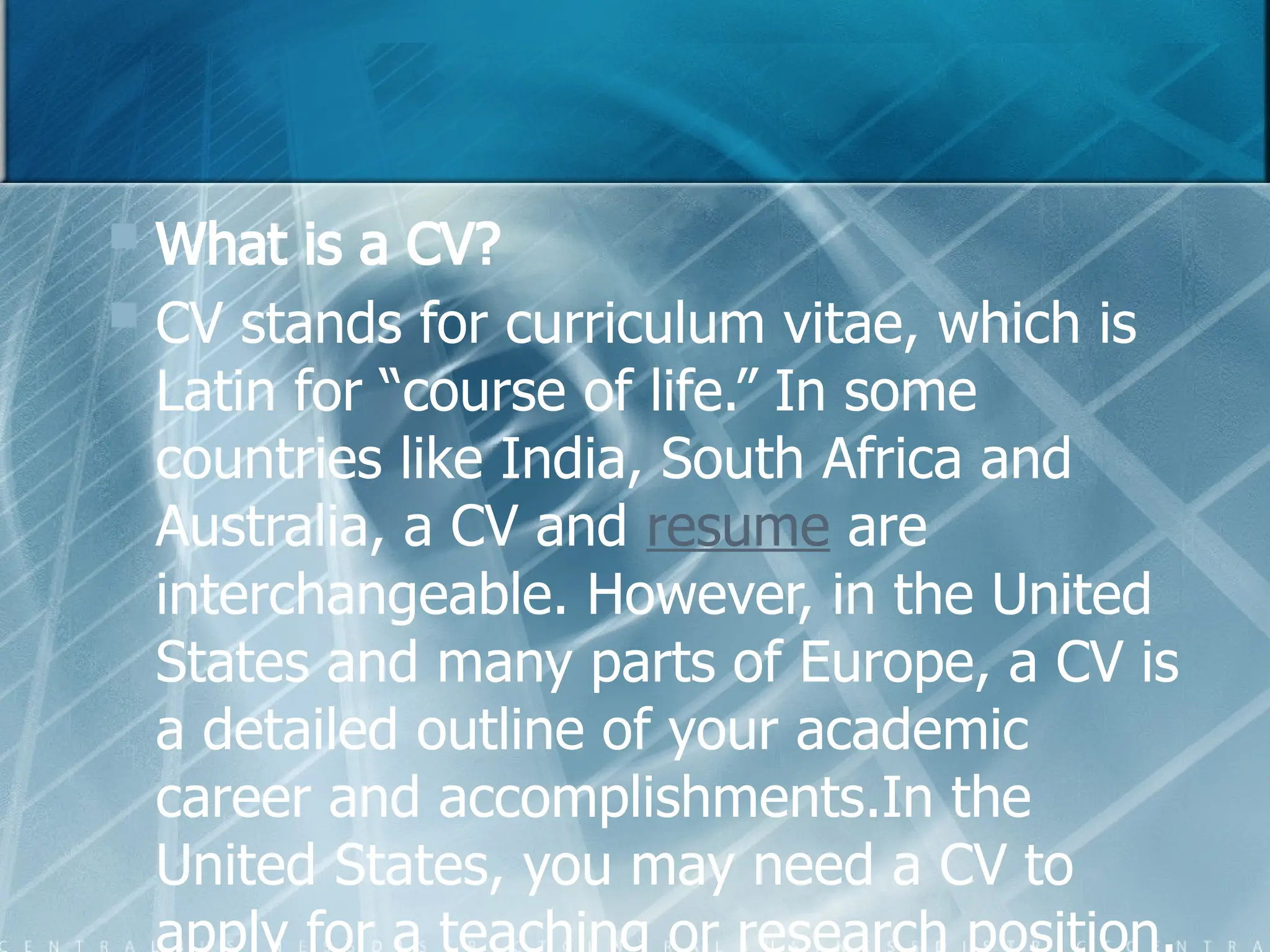 CV writing skills for begineers ka.pptx