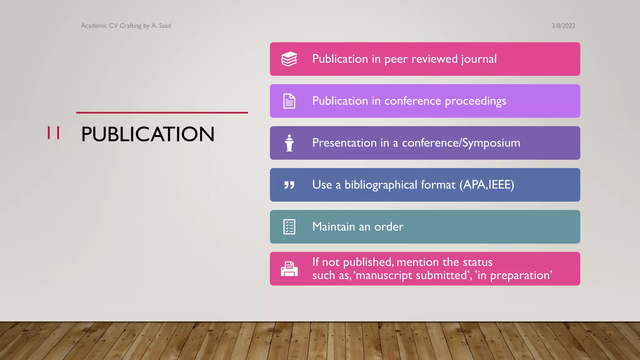 How to make an academic CV for graduate school application? | PDF