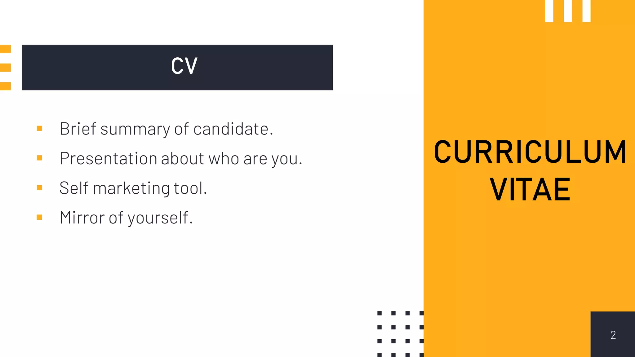 CV Writing | PPT